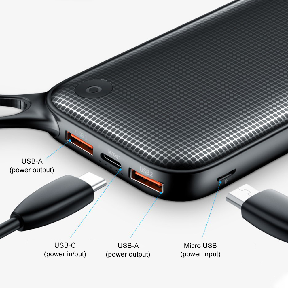 Baseus 20000mAh Power Bank / 18W USB-PD Type-C / Quick Charge 3.0